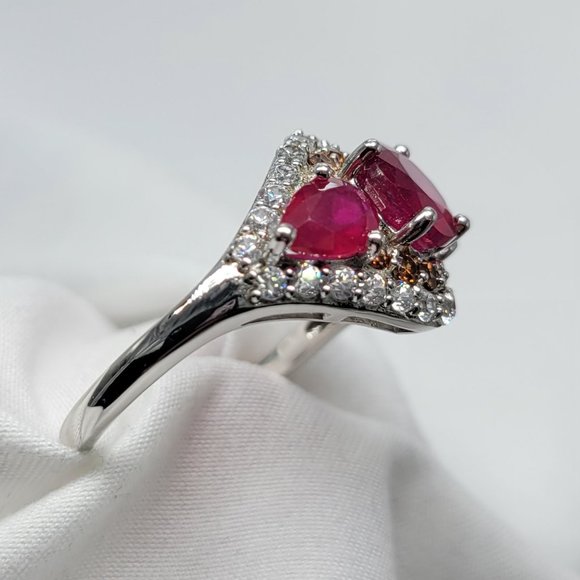 Jewelry | Nwt Sterling Silver Ruby Ring | Poshmark